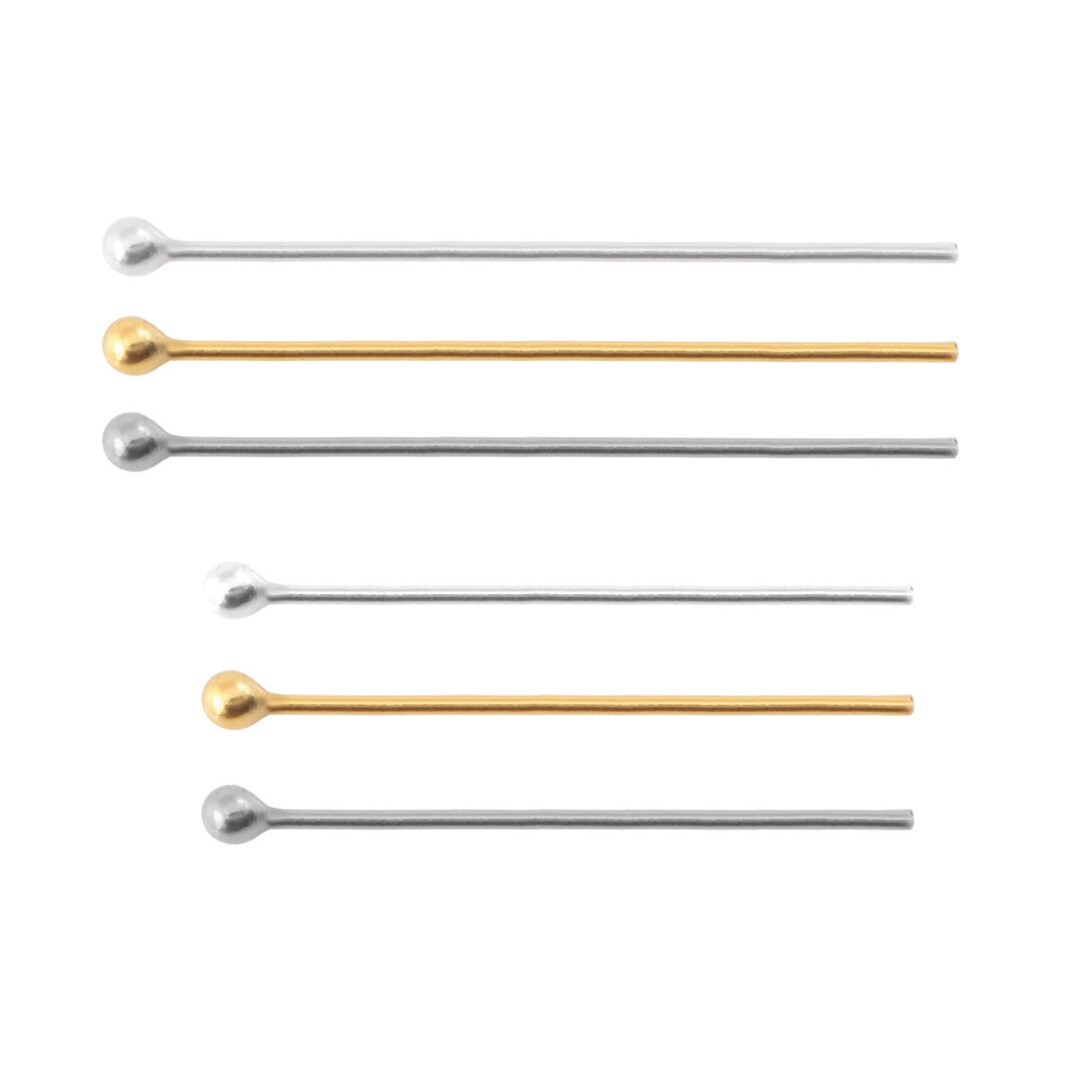 Brass Metal Ball Head Pins - Available in 25mm, 36mm, 50mm Sizes ...