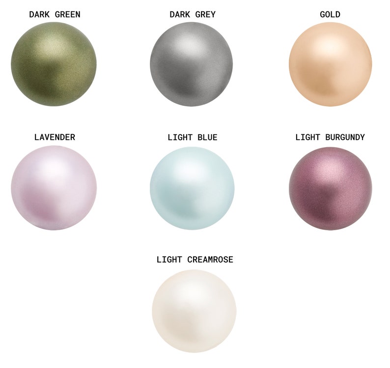 Preciosa Round Pearls: Fully Drilled Crystal Beads, Czech Glass Nacre ...