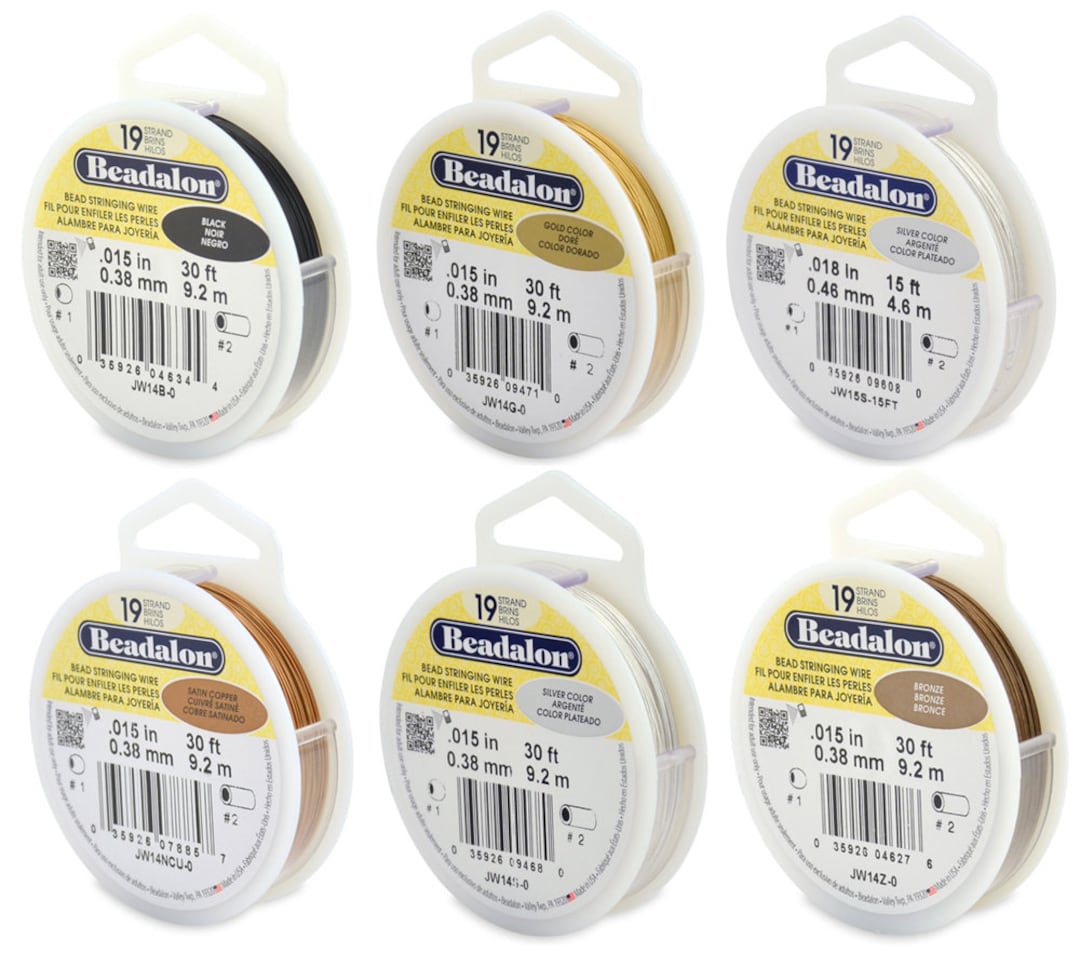 Beadalon 19-strand Stainless Steel Bead Stringing Wire - Etsy