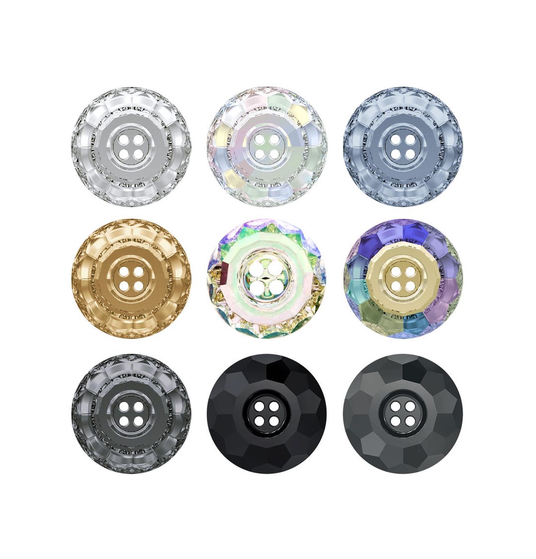 3008 Classic Round Primero Crystals Buttons - Swarovski Alternative ...