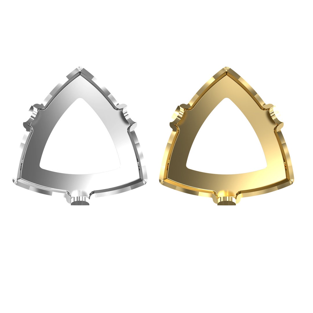 Triangle Metal Prong Setting for 4799 Crystal - Etsy