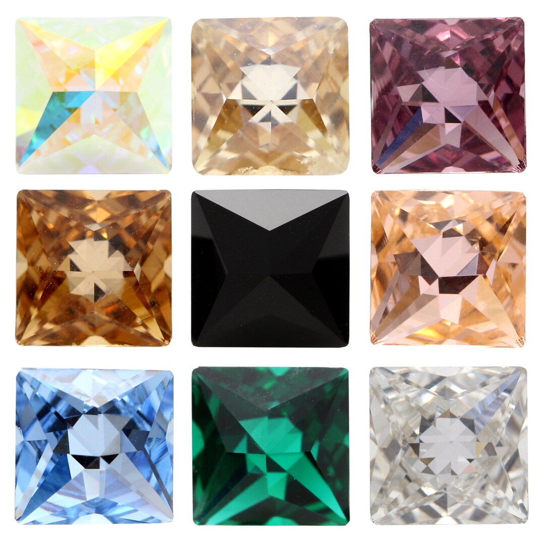 PRECIOSA Crystals 438 23 220 Pyramid MAXIMA Flat Back NO Hotfix ...