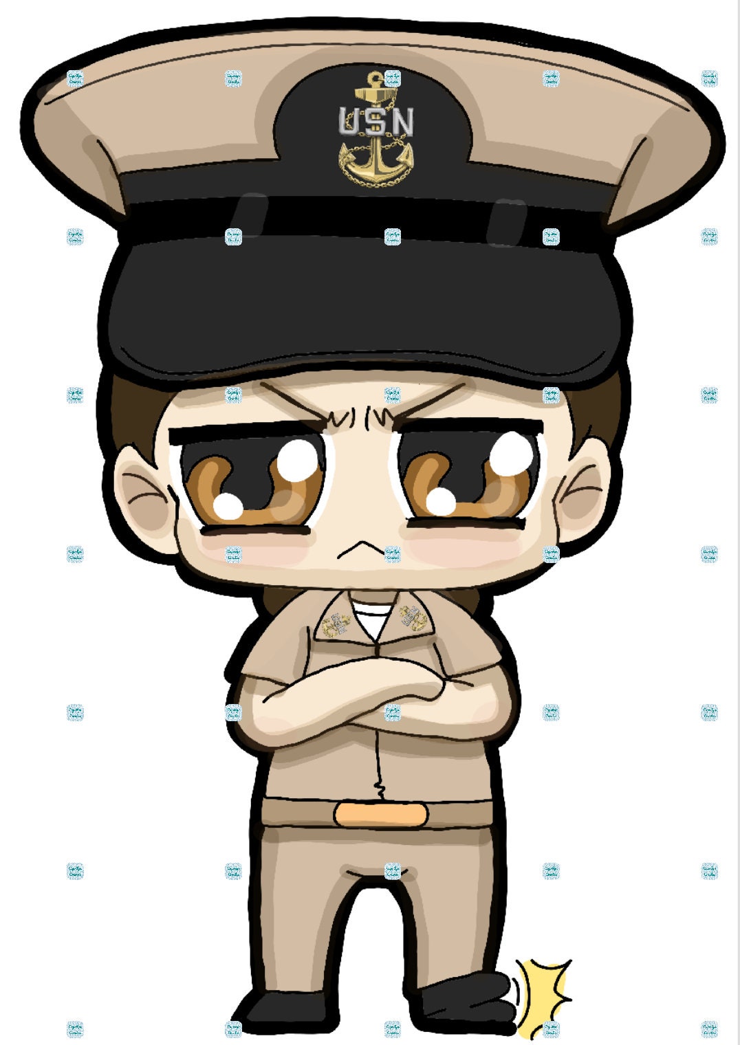 Angry Chibi Chiefs - Etsy