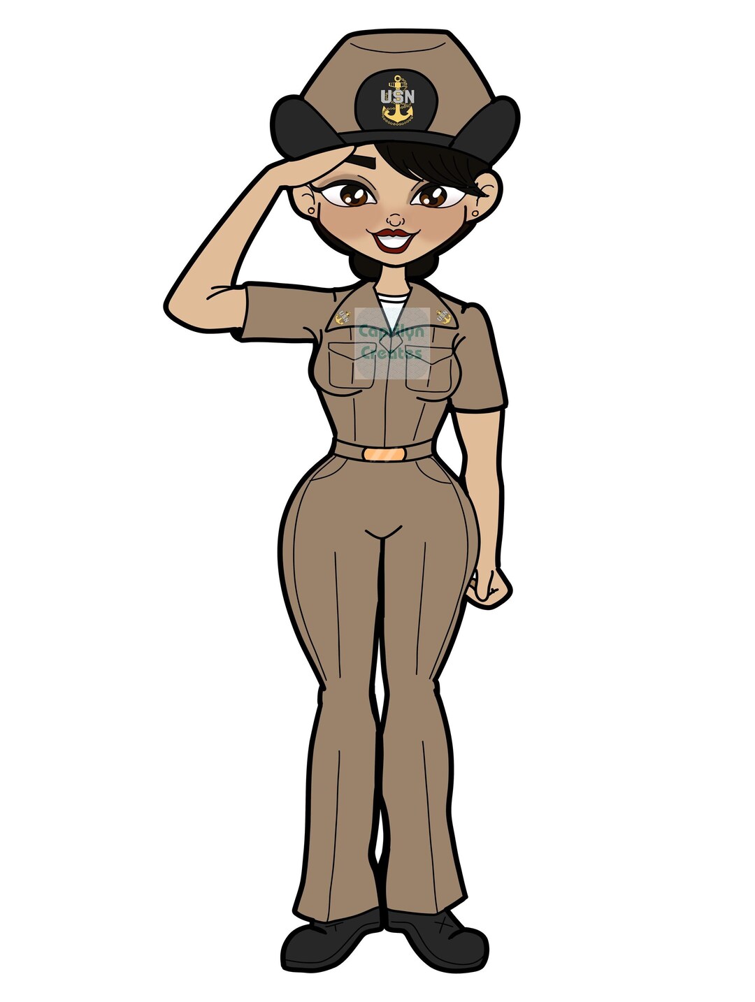 Standard Saluting Navy Chief Version 5 - Etsy