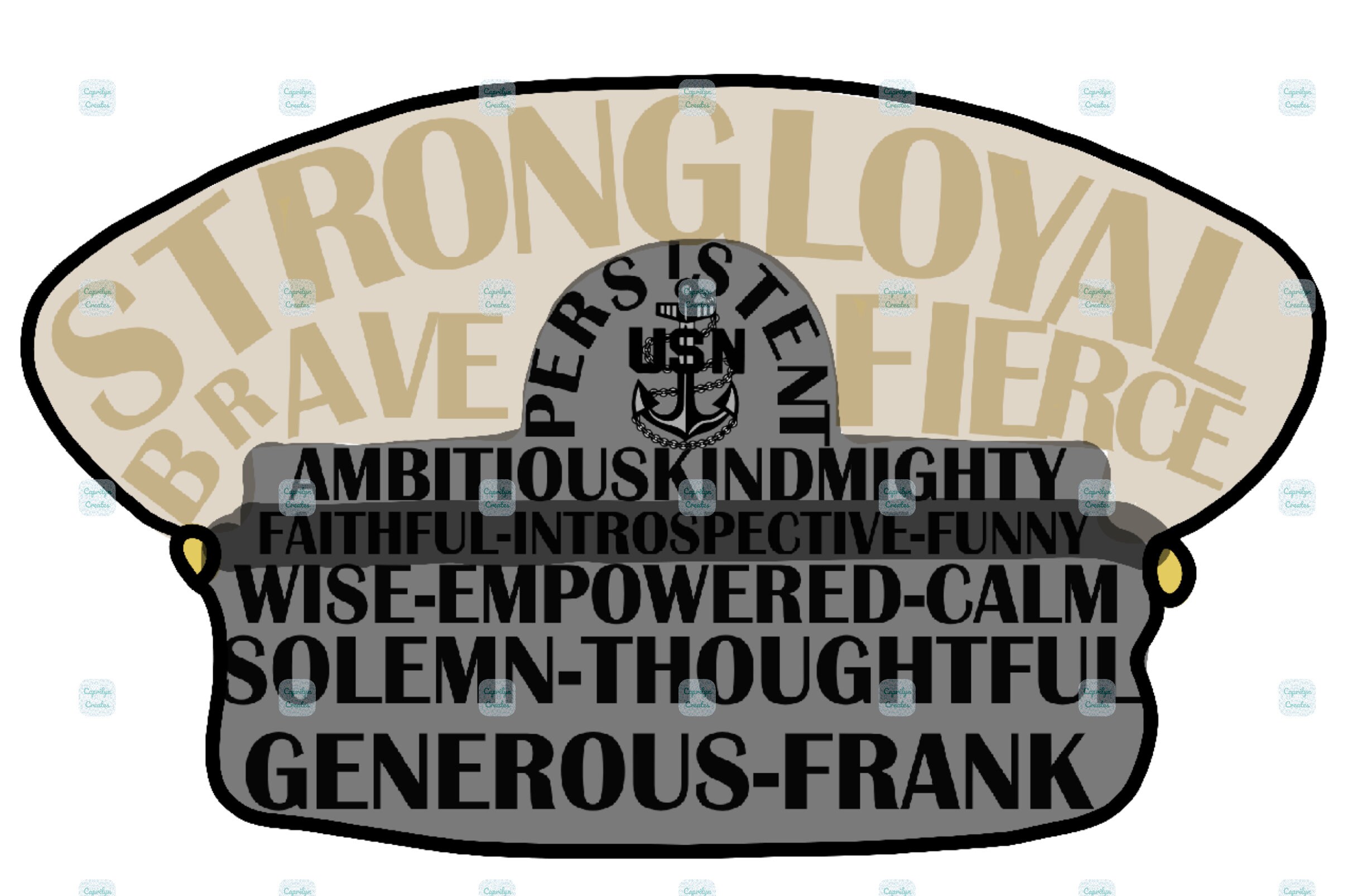 Navy Chief Cover Graphic Art - Etsy