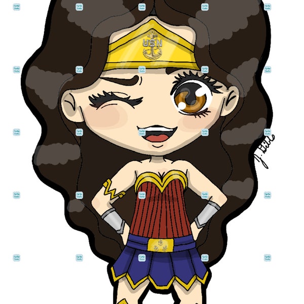 Wonderwoman Art - Etsy