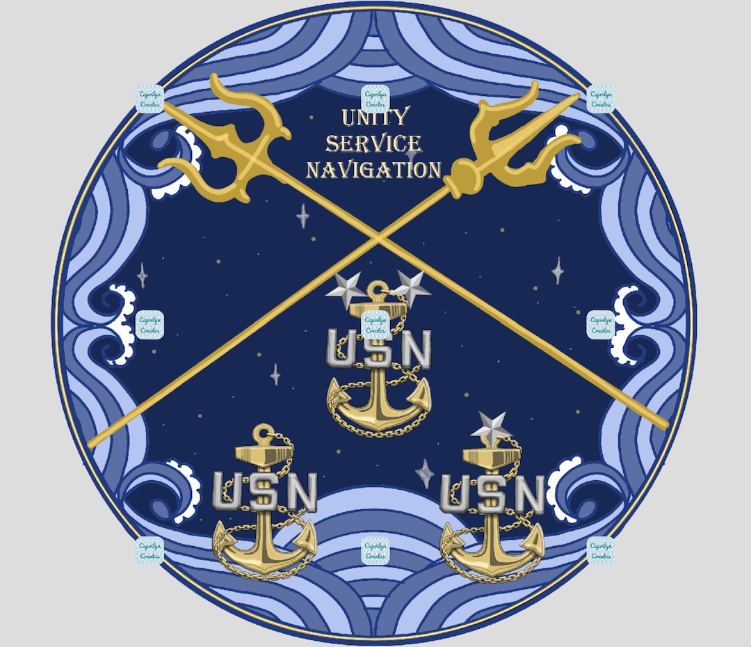 USN Navy Chief Logo (unisex) - Etsy