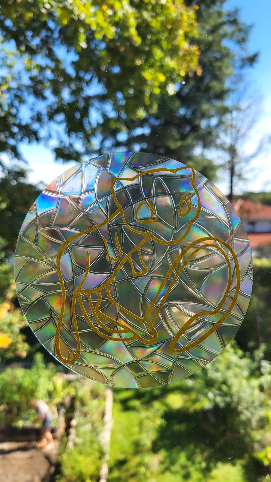 Mew Suncatcher – Pokémon Rainbow Window Sticker | Anime Window Cling ...