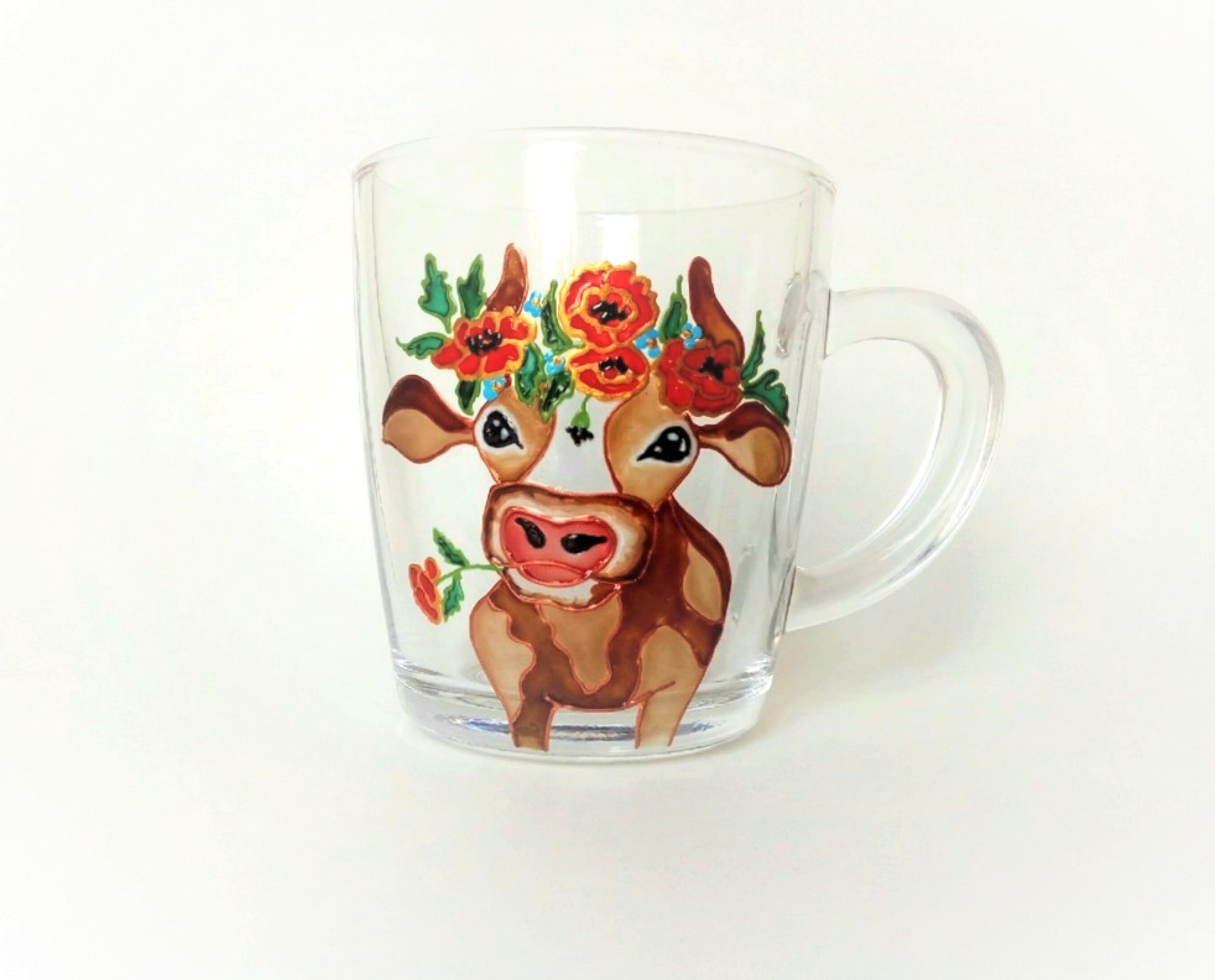 Cow Mug Personalized Coffee Mug Animal Mug Cute Funny Mugs | Etsy