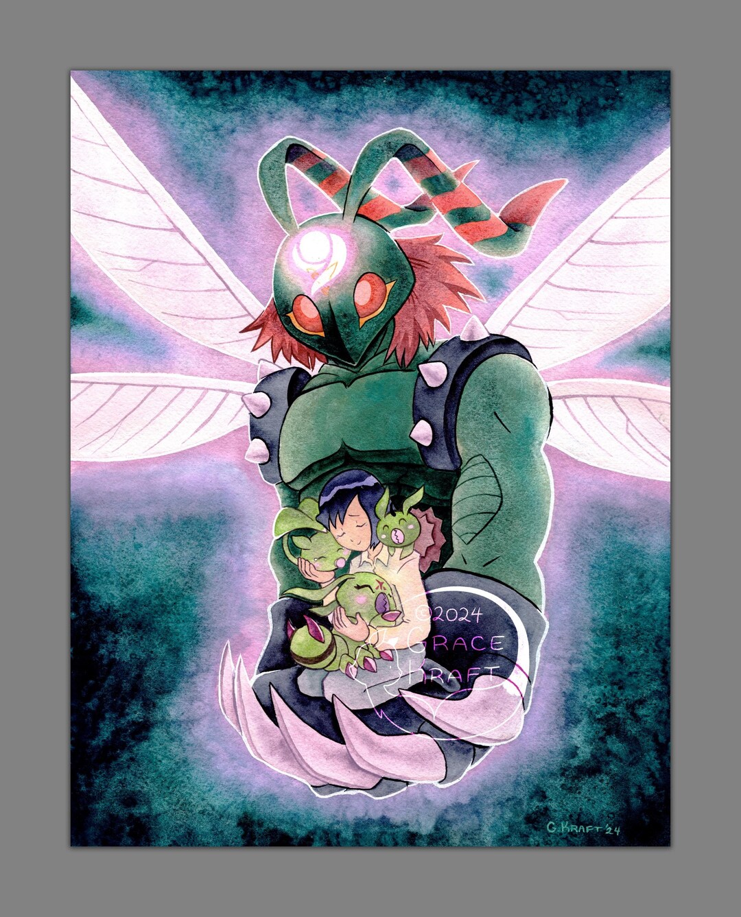 Digimon Print crest of Kindness 8.5x11 - Etsy