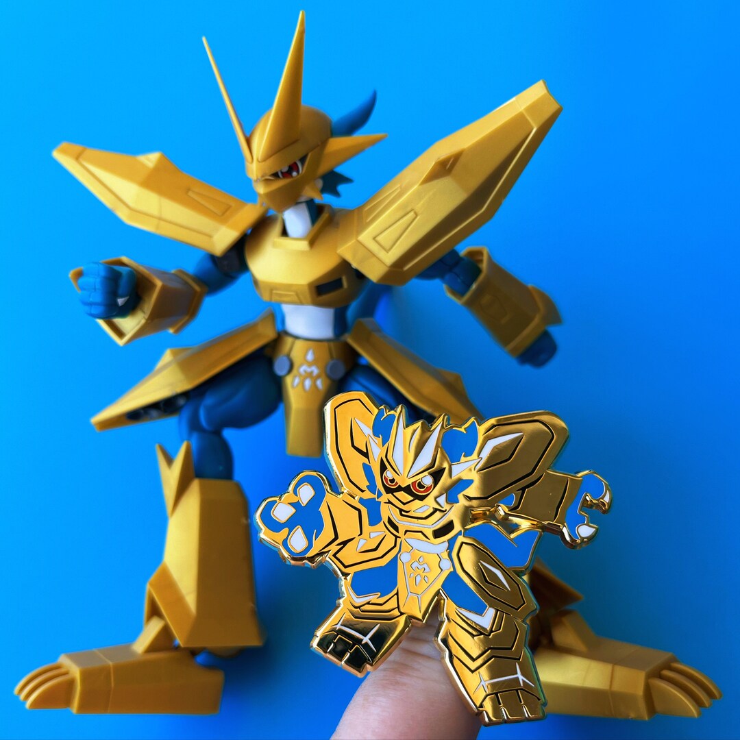 Magnamon Digimon Enamel Pin - Etsy