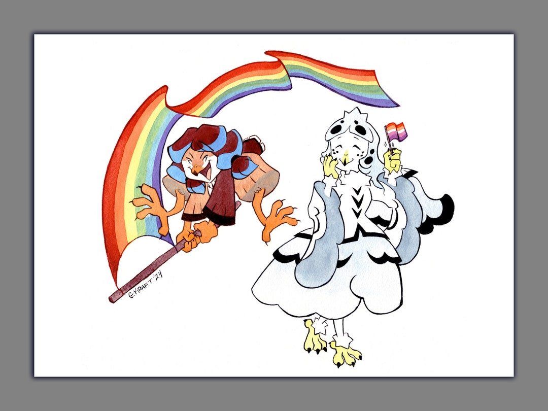 Ornithia Postcard Print bird Pride Kia Kalla 5x 7 - Etsy