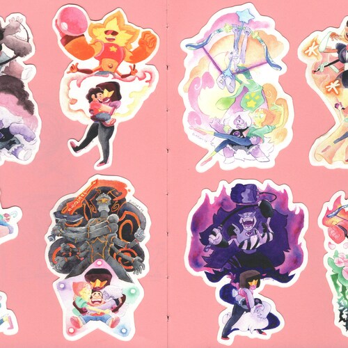 Steven Universe Fusion Sticker Pack NEW FUSIONS ADDED - Etsy