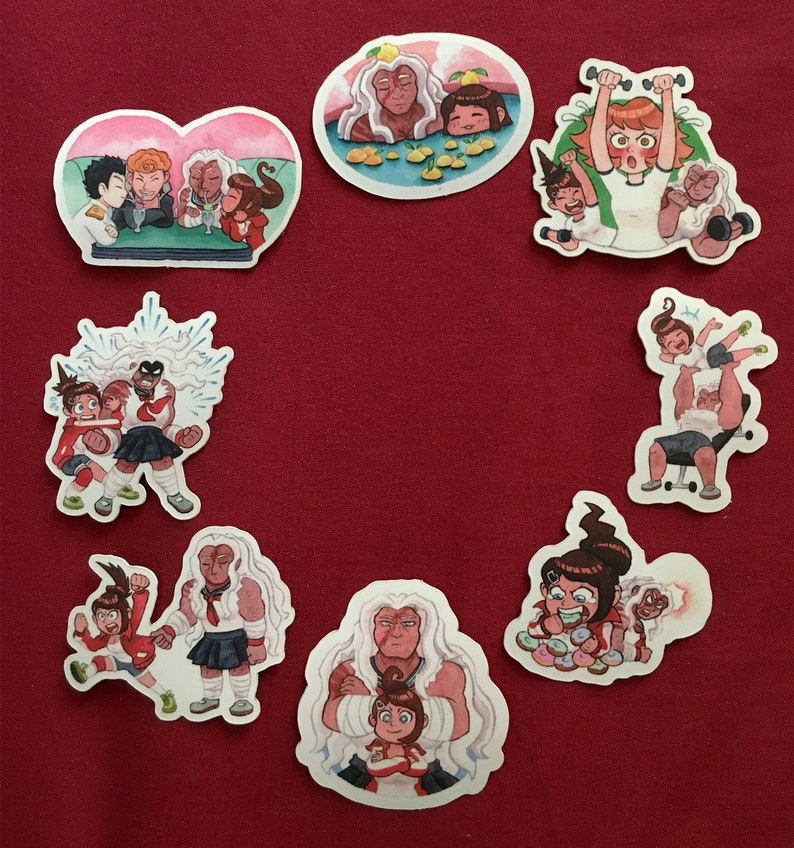 Danganronpa Sakuraoi Sakura Ogami & Aoi Asahina Sticker Flake - Etsy