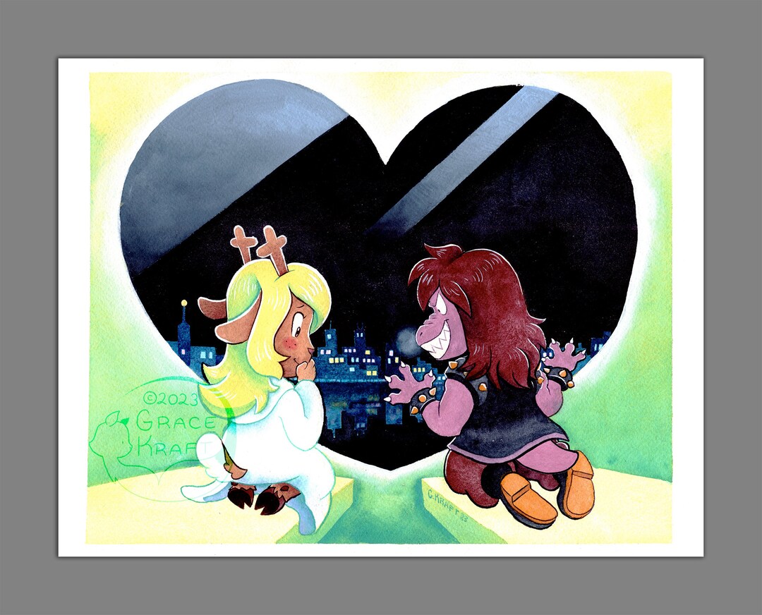 Deltarune Print - "it's Wagging..." Suselle Susie Noelle Holiday - 8.5 ...