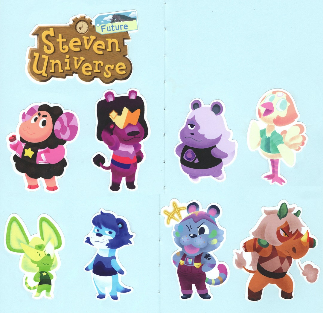 Steven Universe Animal Crossing Sticker Pack - Etsy