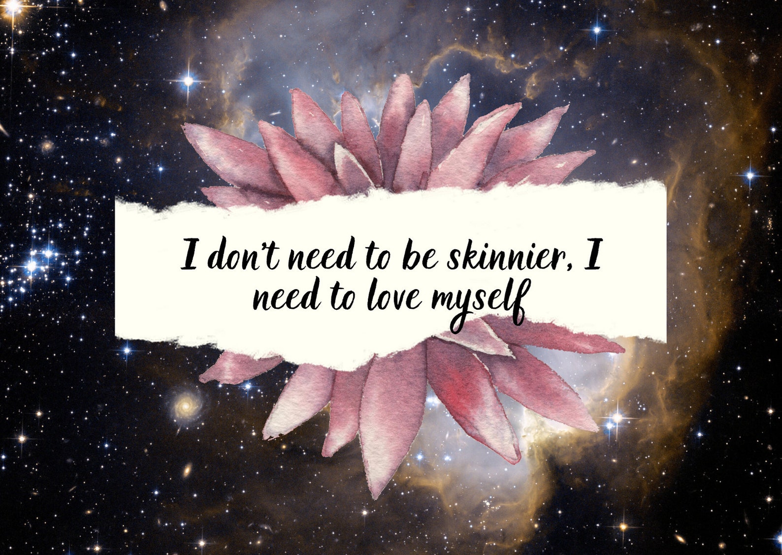 Printable Body Positive Affirmation Cards PDF File Vision Board Ready ...