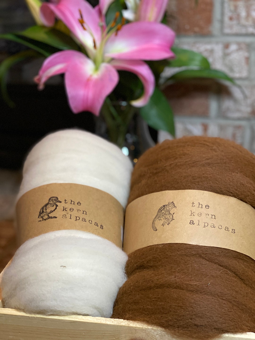 Alpaca WHITE Roving Wool, 100% Alpaca Roving Fiber, Natural Color - Etsy
