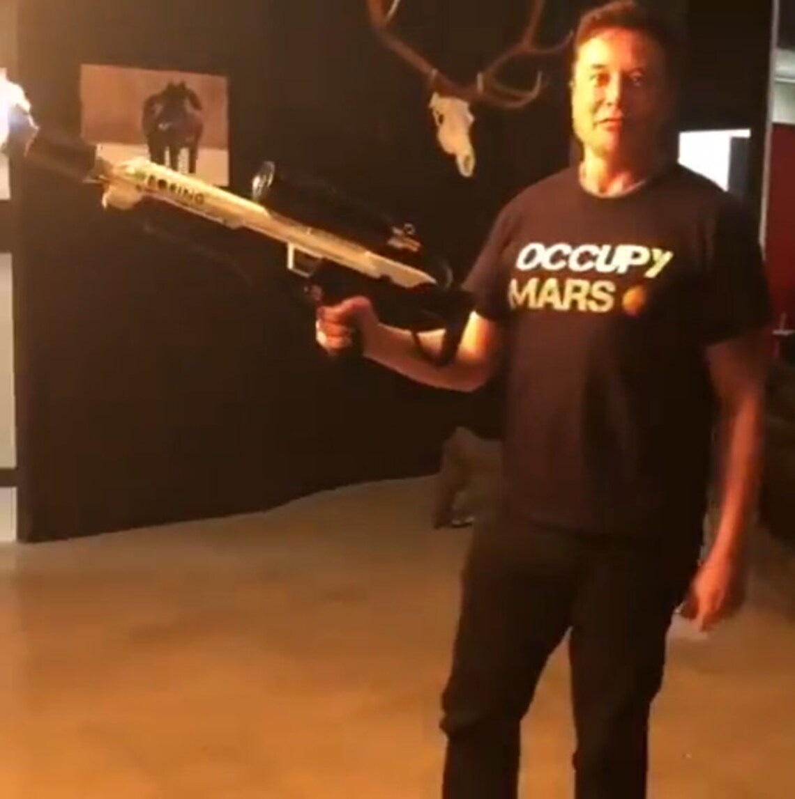 Elon Musk Occupy Mars T-shirt - Etsy