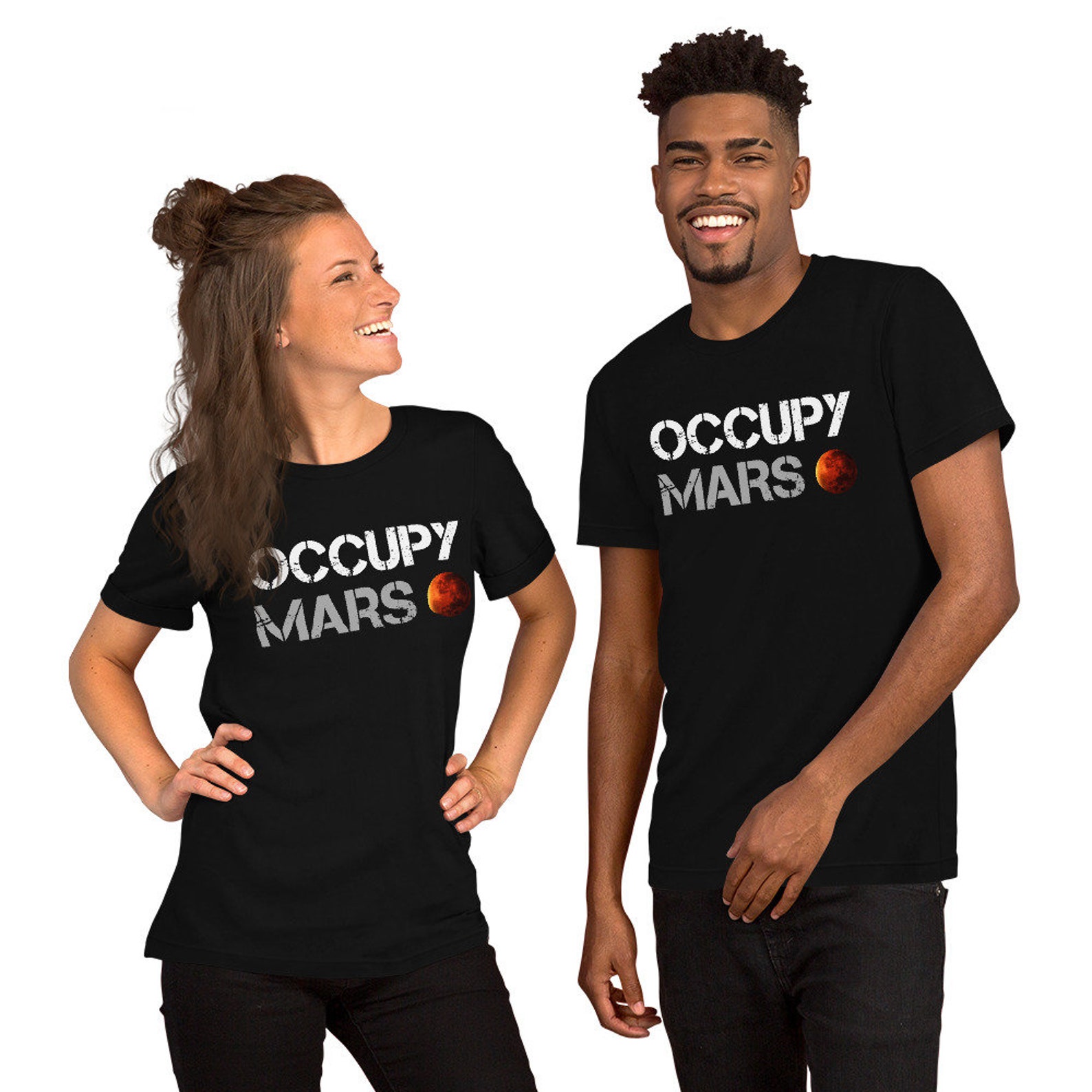 Elon Musk Occupy Mars T-shirt - Etsy