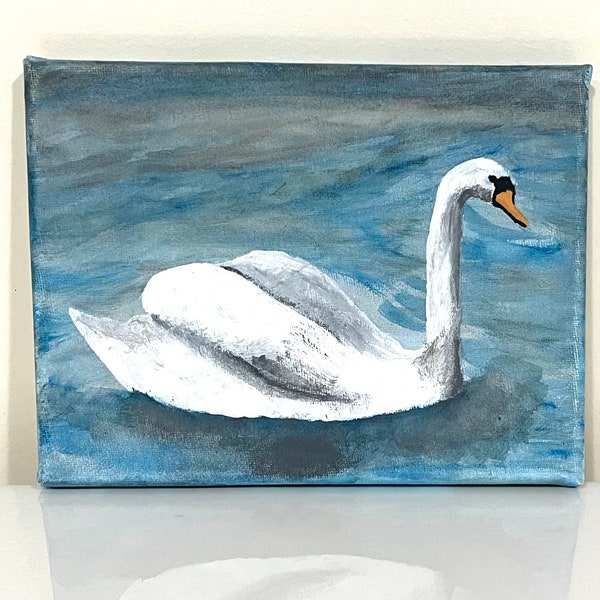 Swan Painting - Etsy