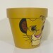 Simba Painted Flower Pot - Etsy