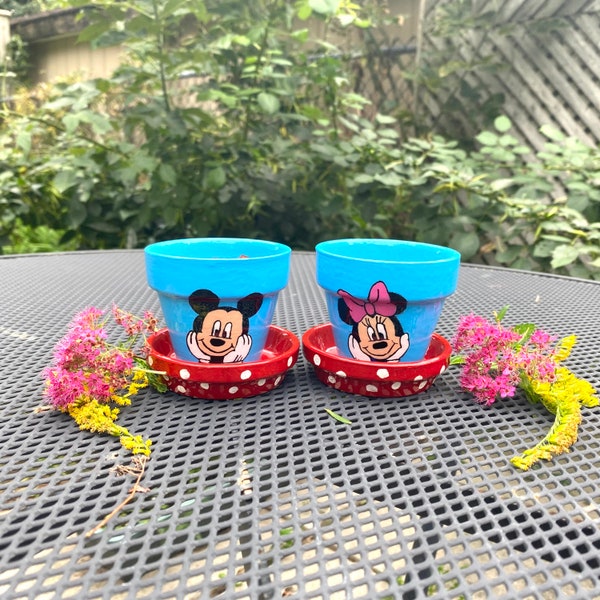 Mickey Mouse Planter - Etsy