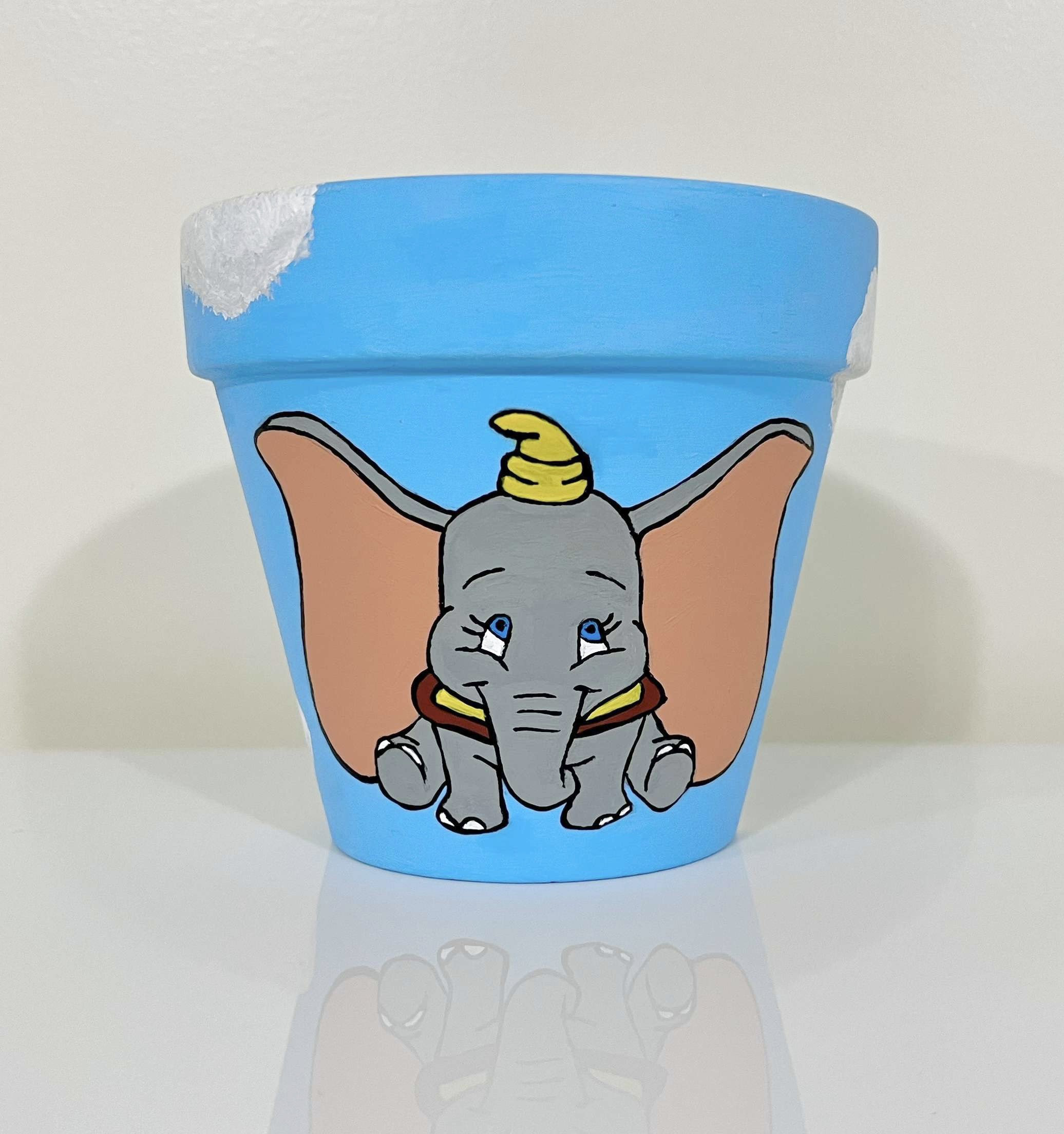 Disney Dumbo Hand Painted Flower Pot - Etsy