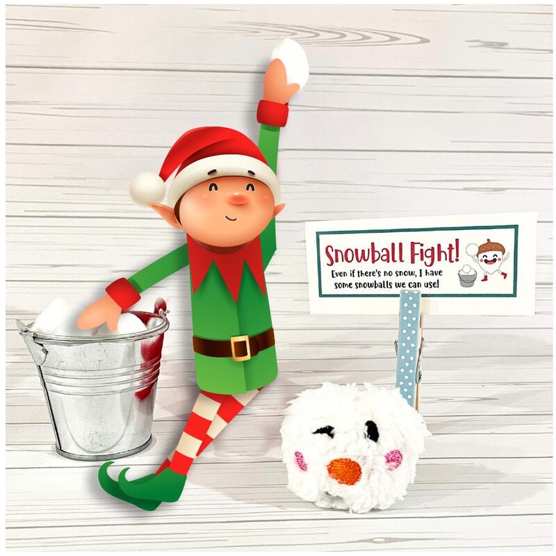 Elf on the Shelf Snowball Fight - Etsy