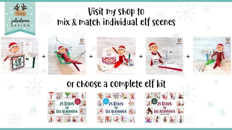Elfkin' Donuts | Elf Props | Elf Accessories | Christmas Elf Activity ...