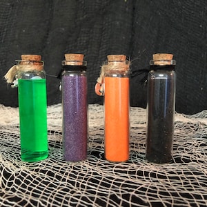 Halloween Potion Bottles: Filled Prop Apothecary Set - Etsy