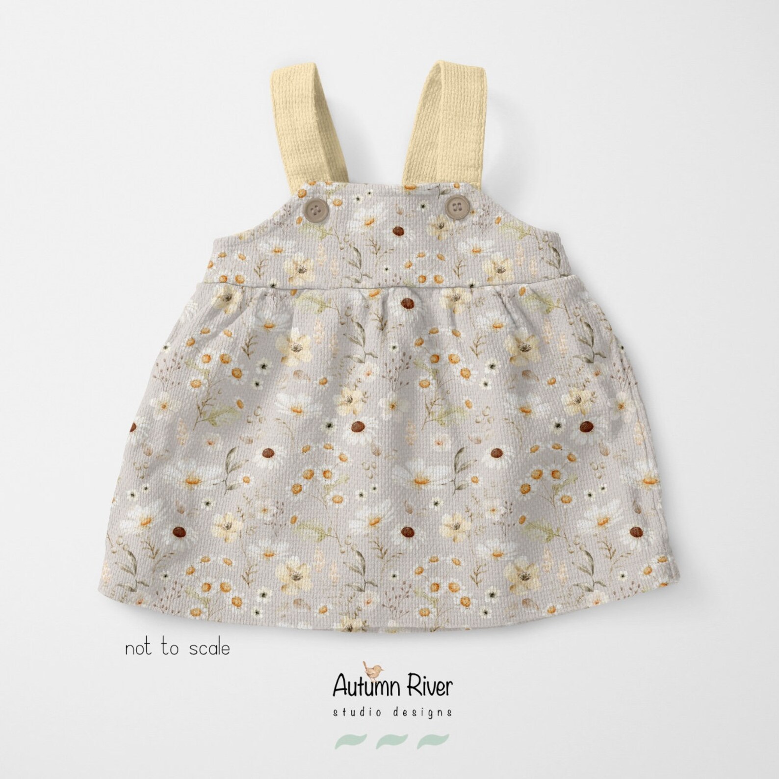 Floral Caroline Seamless Fabric Pattern, Summer, Autumn Fall, Meadow ...