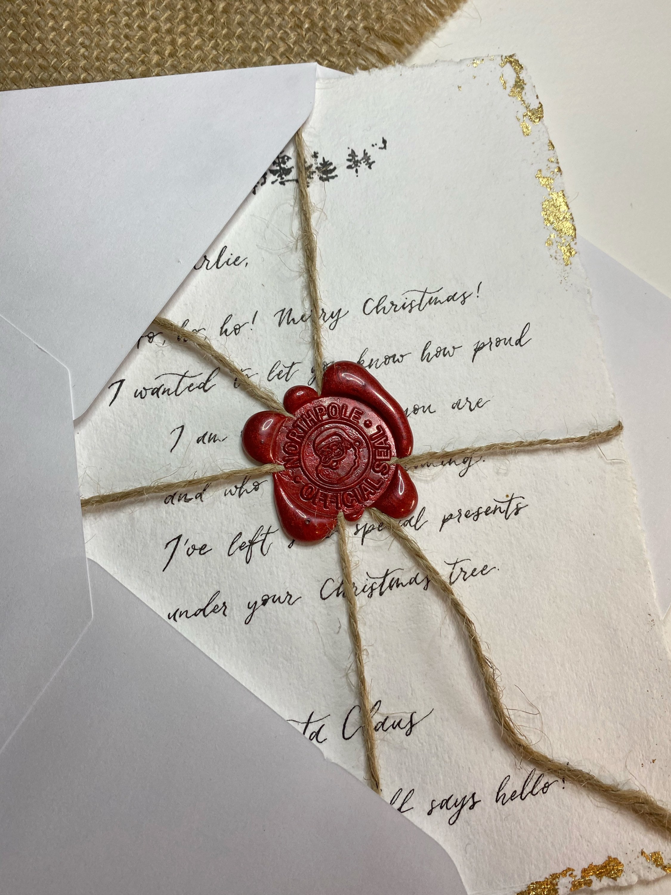 Personalised Letter From Santa, Handwritten Letter, Custom Calligraphy ...