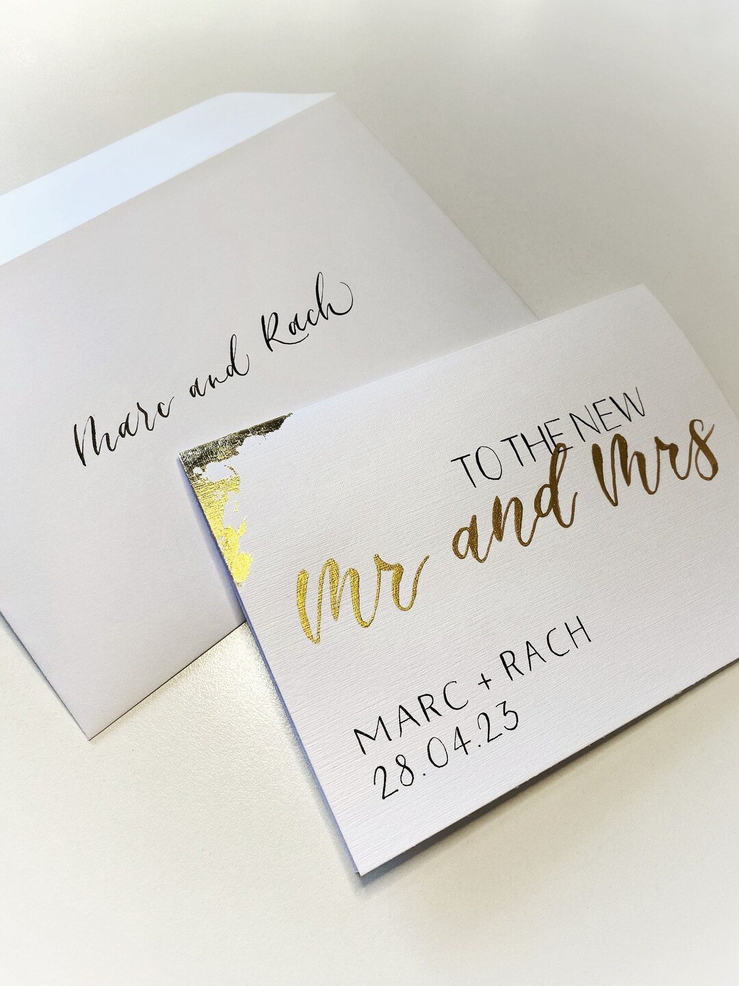 Mr and Mrs Wedding Card, Wedding Cards Personalised, Mr and Mrs Card ...