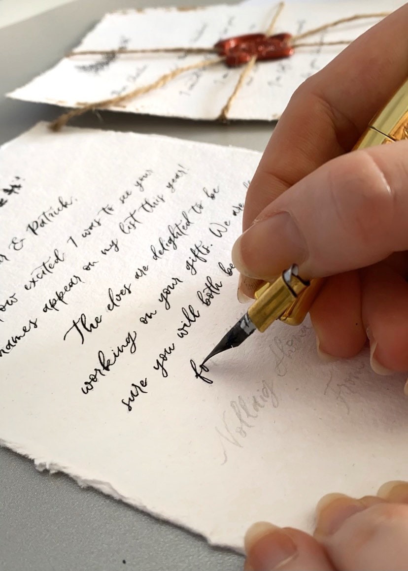 Personalised Letter From Santa, Handwritten Letter, Custom Calligraphy ...