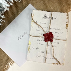 Personalised Letter From Santa, Handwritten Letter, Custom Calligraphy ...