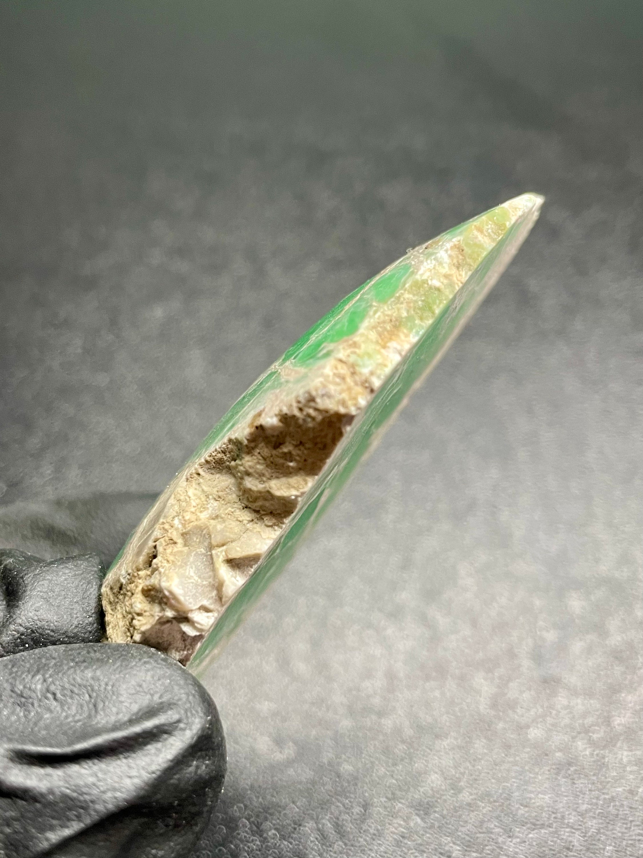 45g Lucin Variscite Slab, Semi-polished Utah Variscite Lapidary Slice ...