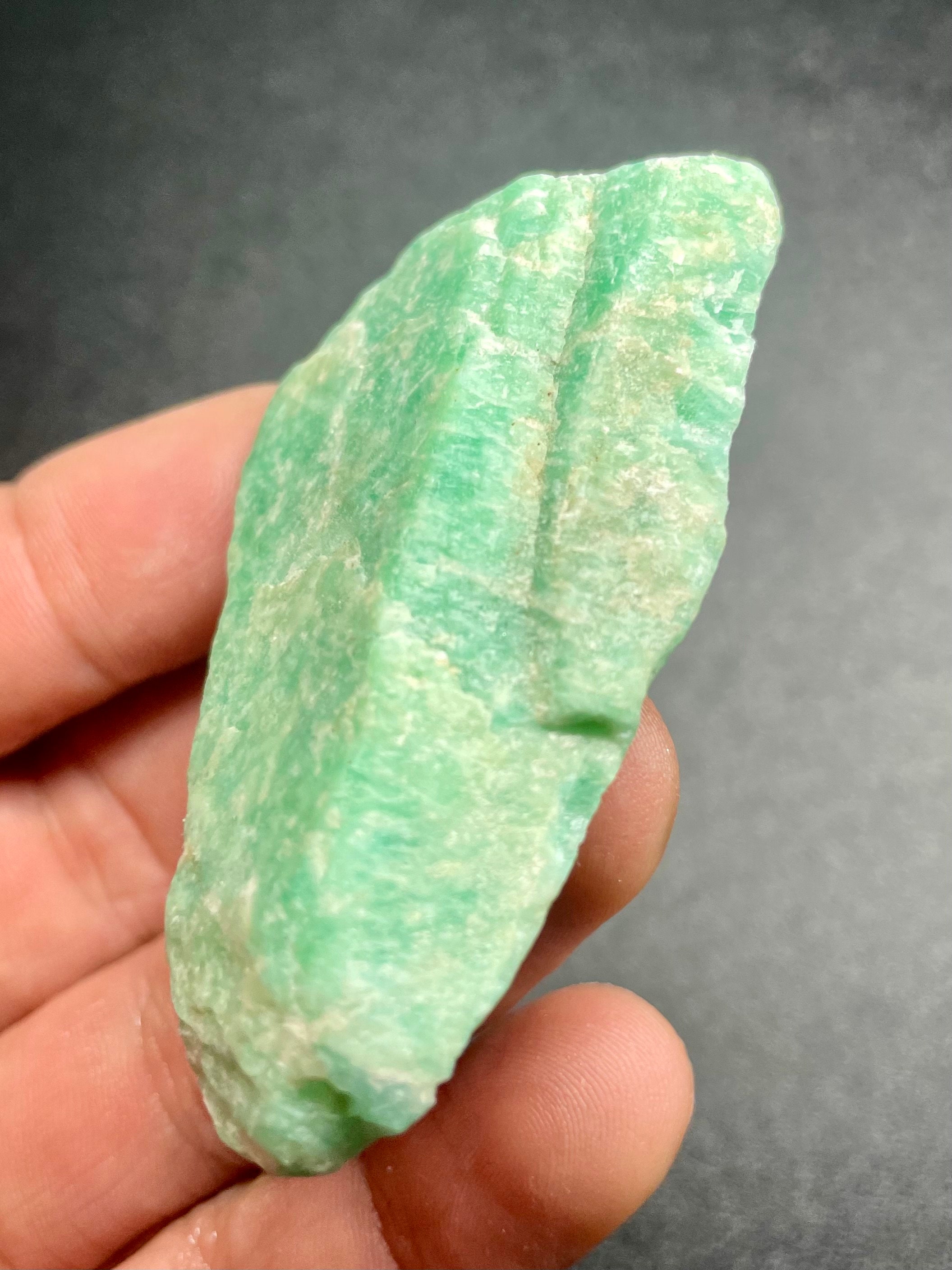 Amazonite Raw Crystal Specimen, Natural Amazonite From Brazil, Rough ...