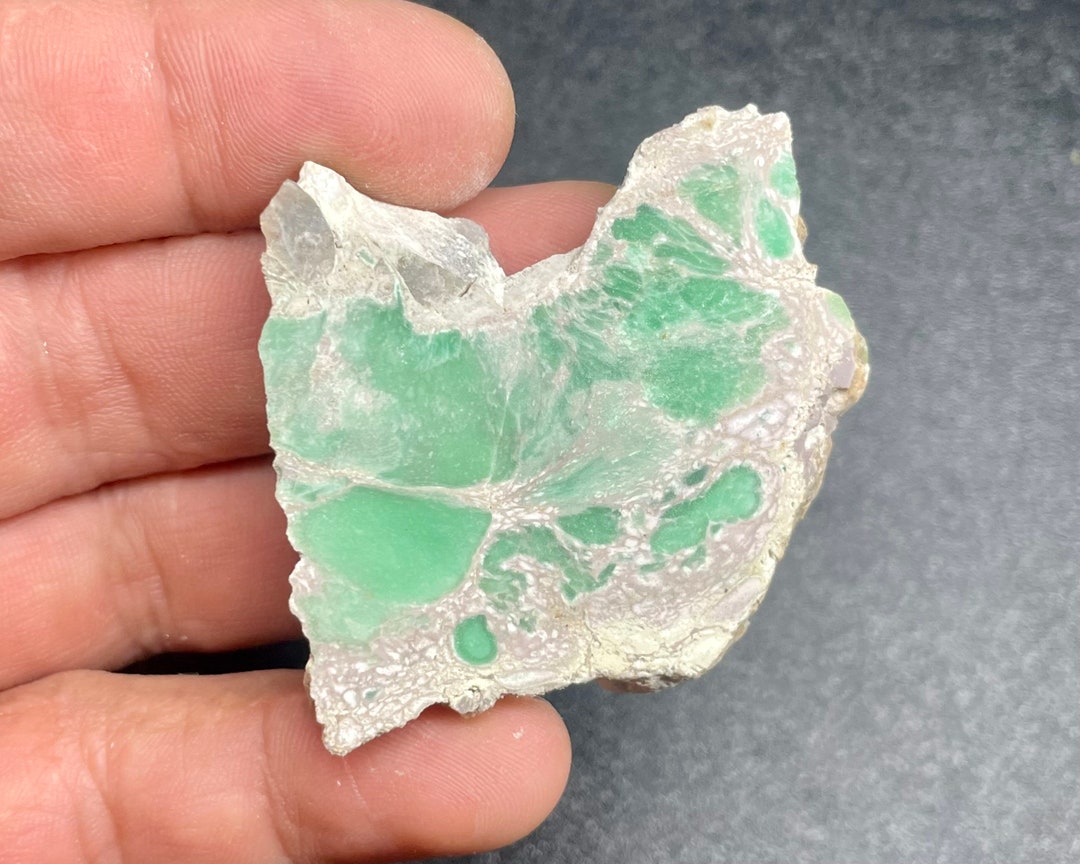 23g Lucin Variscite Slab, Rough Utah Variscite Lapidary Slice, Raw ...