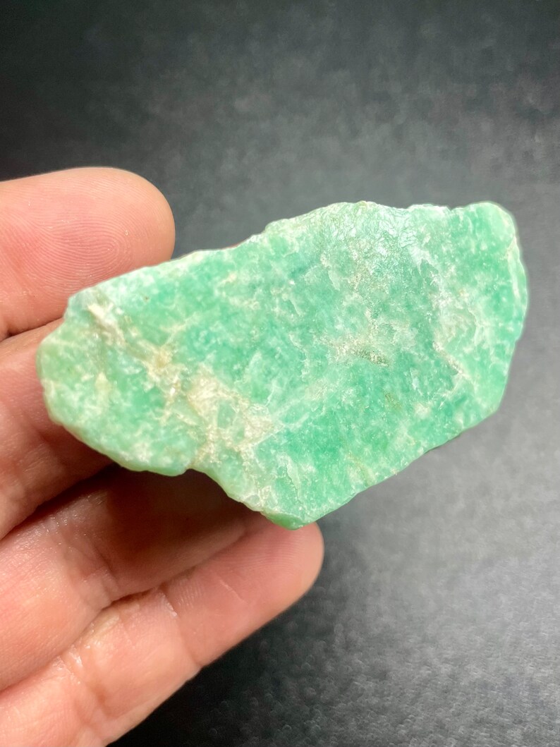 Amazonite Raw Crystal Specimen, Natural Amazonite From Brazil, Rough ...