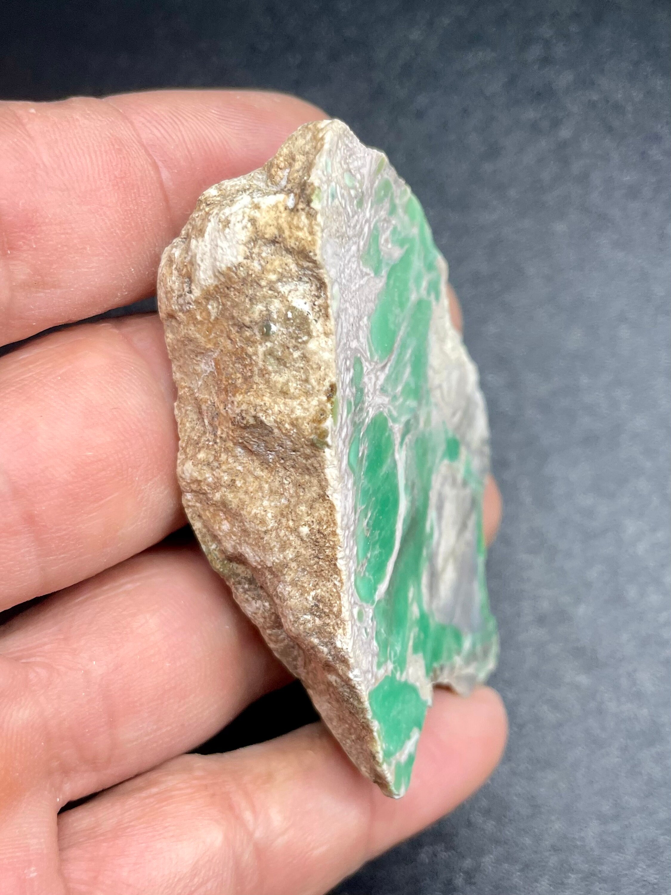 59g Lucin Variscite Slab, Rough Utah Variscite Lapidary Slice, Raw ...