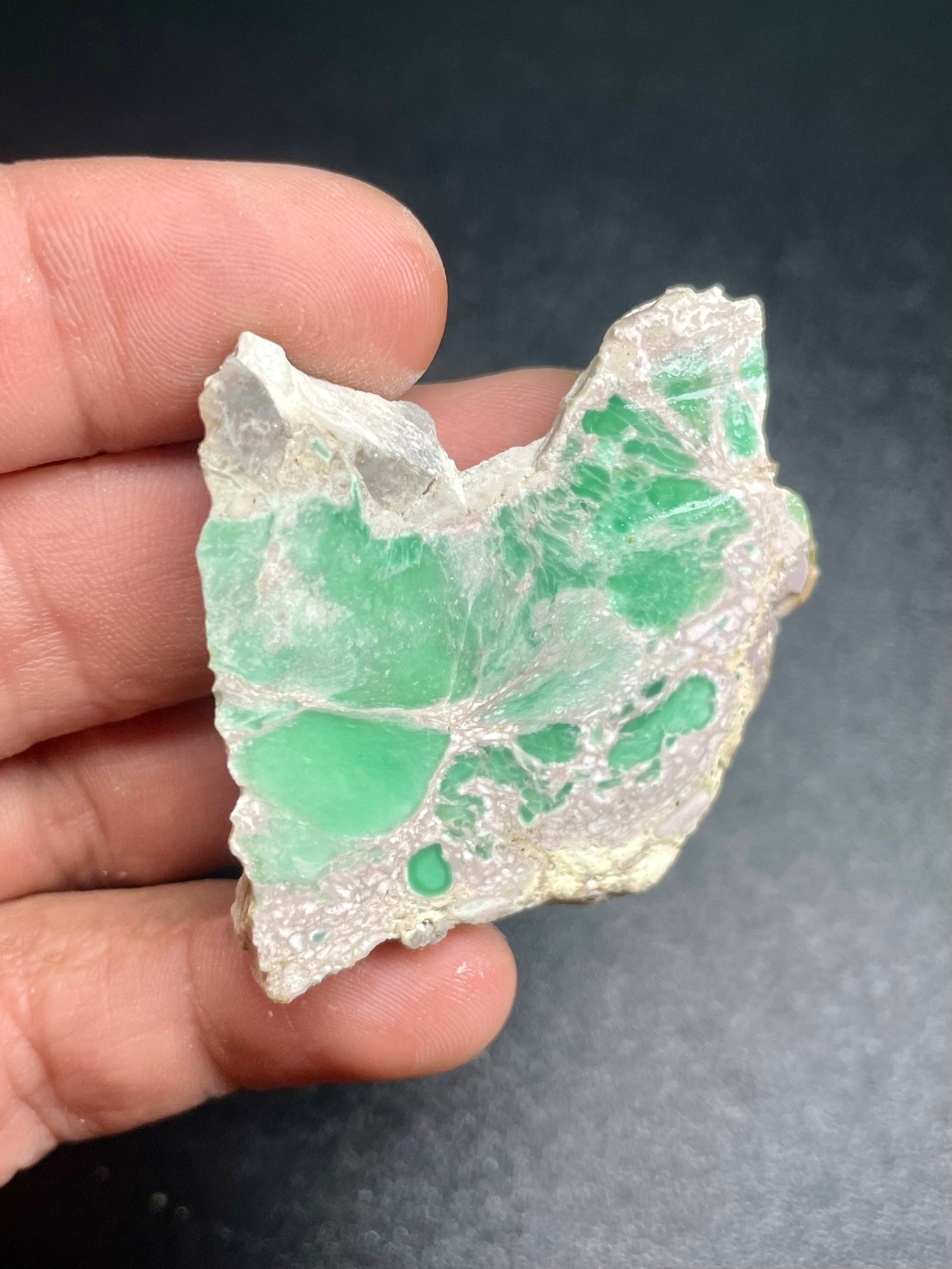 23g Lucin Variscite Slab, Rough Utah Variscite Lapidary Slice, Raw ...