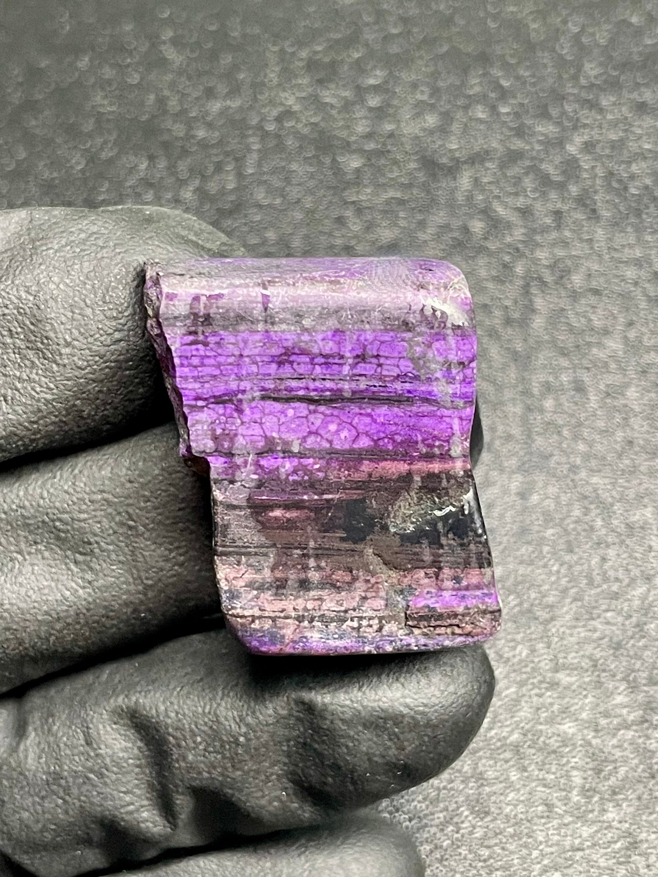 20g Sugilite Slab for Cabbing, Quality Lapidary Material, Natural ...