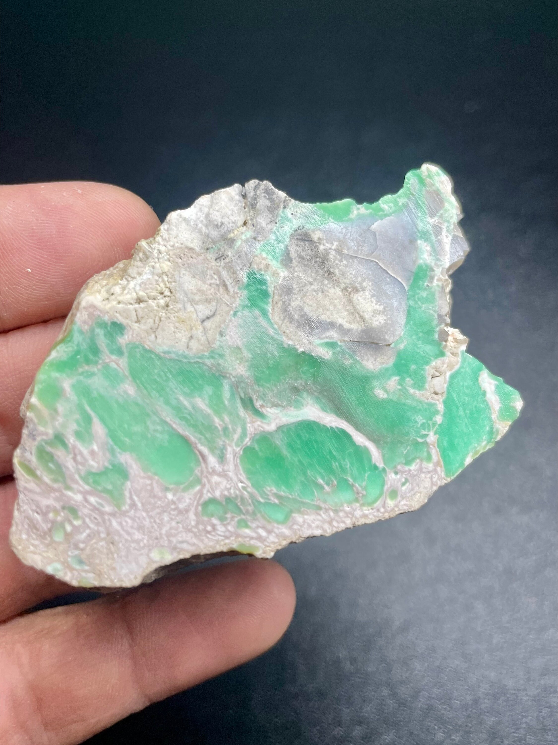 59g Lucin Variscite Slab, Rough Utah Variscite Lapidary Slice, Raw ...