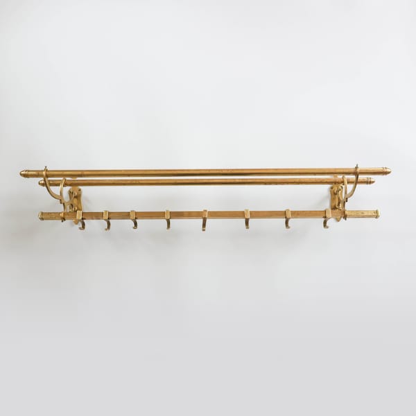 Brass Coat Rack - Etsy