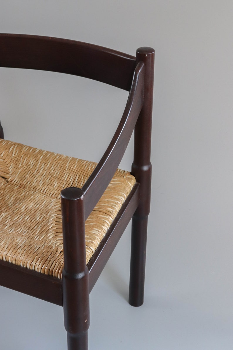 Vintage Carimate Chair by Vico Magistretti 1970s. - Etsy