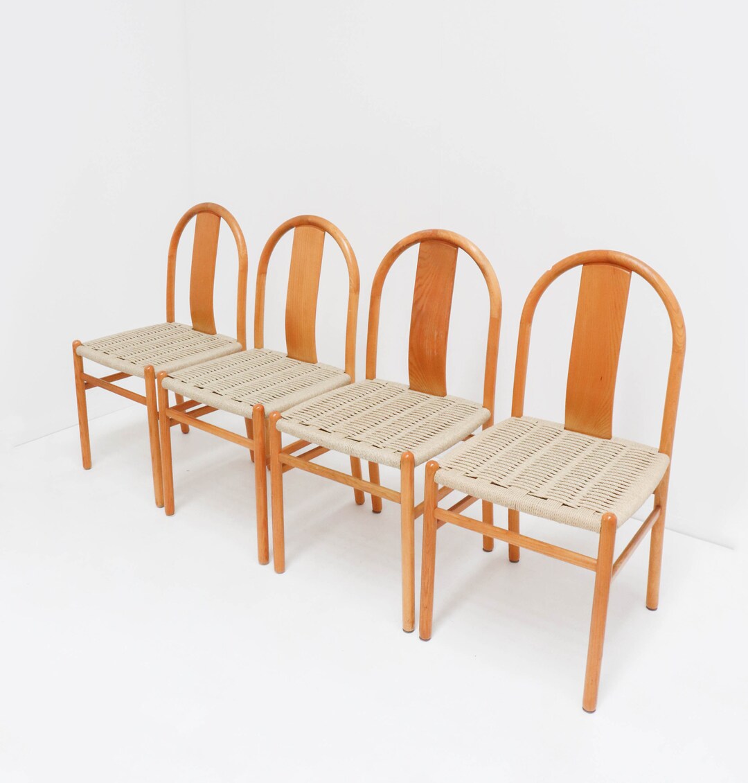 Vintage Mid Century Annig Sarian for Tisettanta Dining Chairs A Set of ...