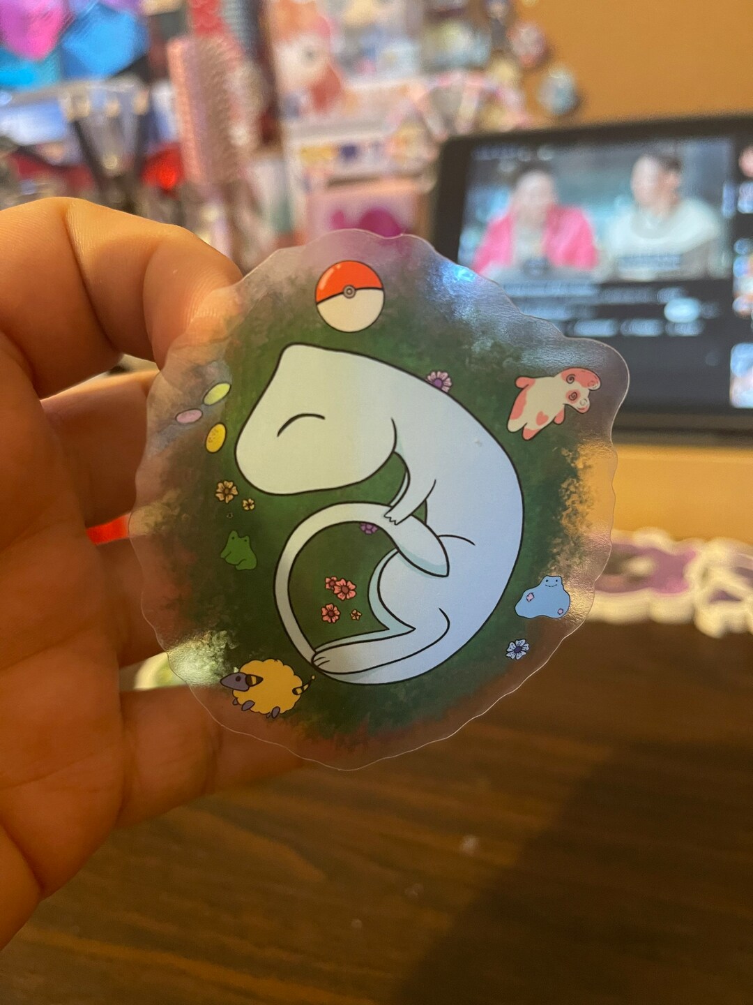 Clear Blue Baby mewmewmew-mew-mewmewmewnot Mew but Mewthe Shiny One - Etsy