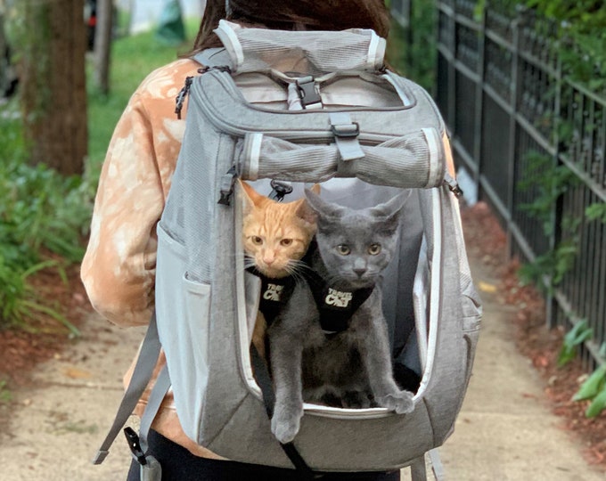 The Navigator Convertible Cat Backpack Pet Bag Outing, Breathable Pet ...