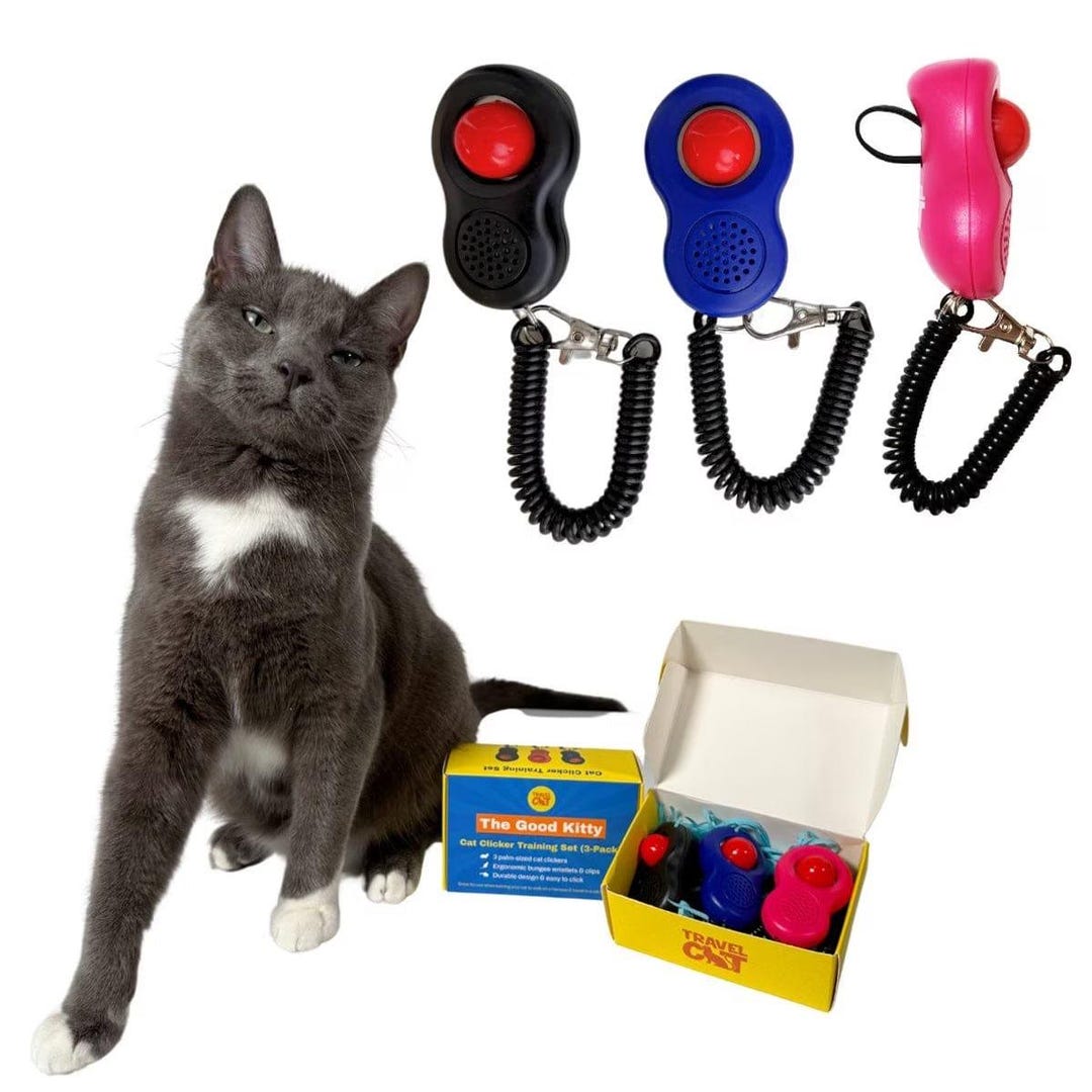 The Good Kitty Cat Clicker Training Set (3-pack) - Etsy